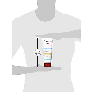 Eucerin Daily Hydration Broad Spectrum SPF 30 Sunscreen Body Cream for Dry Skin, 8 Oz Tube