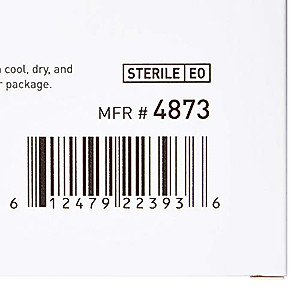 McKesson Lite Hydrocellular Foam Dressings, Sterile, Silicone Adhesive with Border, 4 in x 4 in, 10 Count, 1 Pack