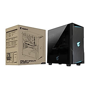 Gigabyte AORUS Project Stealth DIY PC Kit (Z690 AORUS Elite Stealth, NVIDIA GeForce RTX 3070 Gaming OC 8G Stealth, AORUS C300G Stealth) - GB-Stealth Combo IN2181