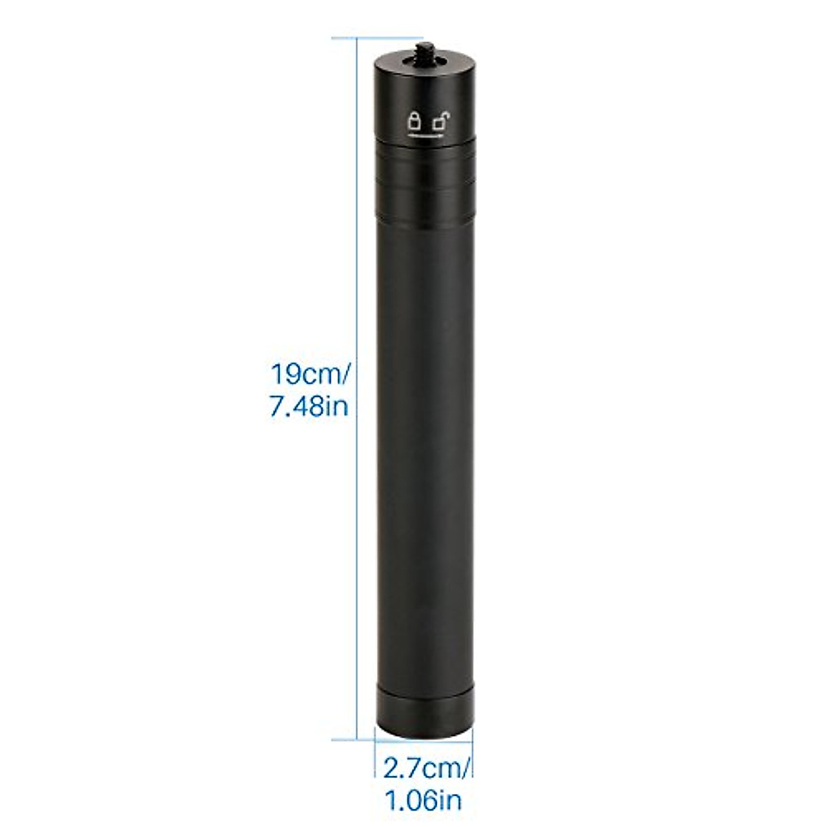 Extension Rod for Gimbal - YILIWIT 29 inch Adjustable Selfie Stick Compatible with Gimbal Stabilizer DJI Osmo Mobile 3 2/Feiyu/Zhiyun Smooth Q & 4 and All Gimbles with 1/4" Thread Handheld Pole