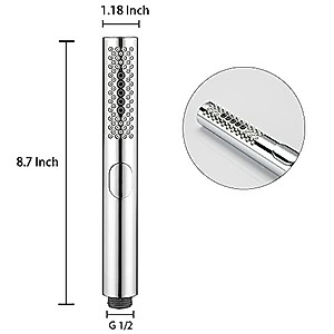 Shower Head, Handheld Shower Head High Pressure Universal Wand Shower Heads 3 Mode Function Spray Handheld Showerheads for Dry Skin & Hair Child Multi Functions Cleaning Sprayer