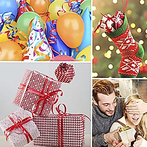 WELTOKE 27 Rolls Curling Ribbon Balloon String Roll Gift Wrapping Ribbon for Wrapping, Crafting, Wedding, Party, Festival, Florist Flower(1/5 " Wide / 27 Colors)