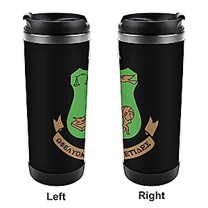 AKA SOR-ority Insulated Coffee Travel Cup Double Wall Vacuum Thermos Mug Portable Stainless Steel Tumbler Cup Water Bottle 12.8 Oz