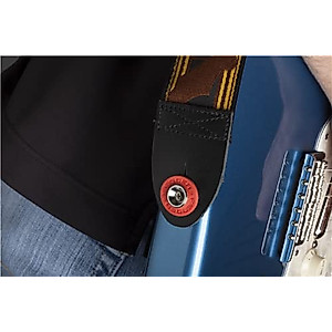 Fender Black Strap Button Felt Washers & Strap Blocks (2 Pair)