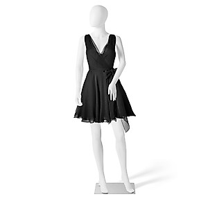 OUTREE Plastic Mannequin Female Dress Form-Adjustable Body ,Head Can Turn 360°,69" Detachable Full Body Size Torso with Stand Flexible Plastic Arms, for Sewing Dressmaker Market Shop Window Display