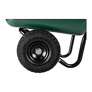 Garden Star 70019 Garden Barrow Dual-Wheel Wheelbarrow/Garden Cart