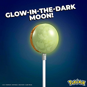 MEGA Pokémon Action Figure Building Toys, Umbreon & Espeon With 122 Pieces, 2 Poseable Characters, 4 Inches Tall, Gift Idea For Kids