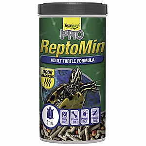 TetraFauna Pro ReptoMin Adult Turtle Formula 8.11 Ounces, Floating Sticks Turtle Food (77099-00)