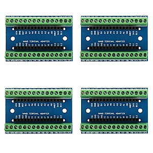 BOJACK Nano V3.0 3.0 Controller Terminal Adapter Expansion Board Nano IO Shield Simple Extension Plate for Arduino Nano AVR ATMEGA328P（4PCS）