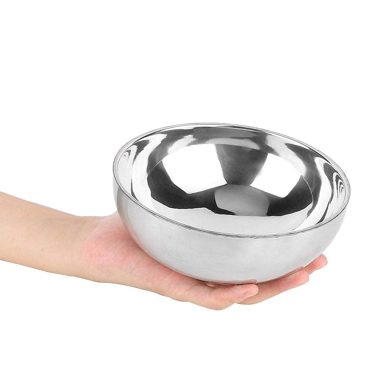34 Oz/ 1000ml Stainless Steel Mixing Bowls Double Wall Serving Bowl Insulated Cereal Bowl Salad Bowl Stainless Steel Bowl Stainless Steel Water Bowl
