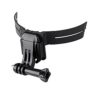 Helmet Chin Mount Motorcycle Helmet Strap Bracket Sports Camera Riding Fixing Accessory for 9/8/7/6/5 Helmet Chin Mount Action Camera Accessories