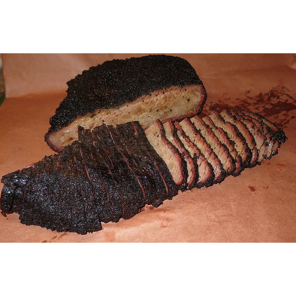 24" x 150' Pink Butcher Paper with Free Temperature Probe Clip and Storage Tube. Made in the USA.