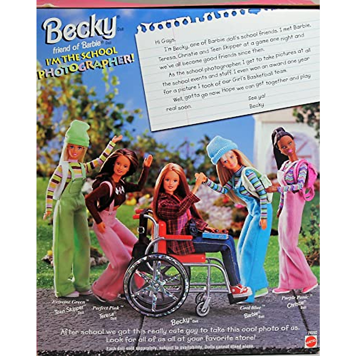 Barbie Becky I'm the School Photographer