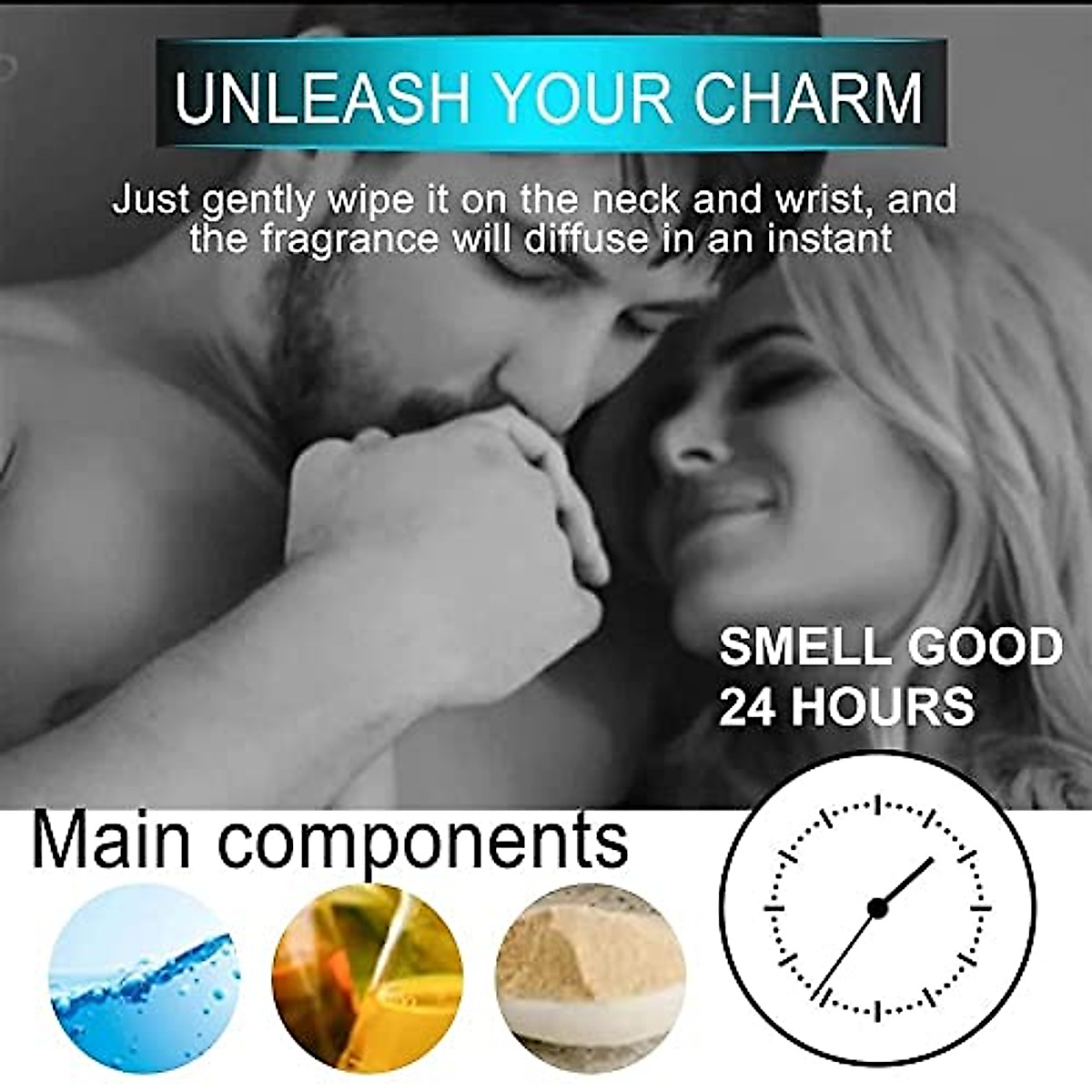 Pheromone Perfume for Men, Long Lasting Fragrance，Perfume de feromonas para atraer a Los Hombres，Pheromone Cologne for Men (Color : Man)