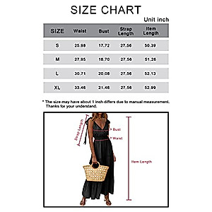 PRETTYGARDEN Women's Cross Neck Summer Sleeveless Tiered Maxi Dress Beach Tie Strap Smocked Long Dresses Pleated Sundress (Nude Pink,Medium)