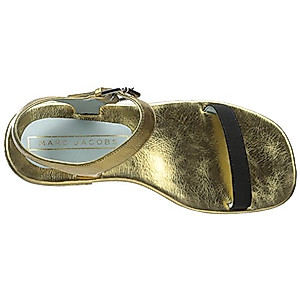 Marc Jacobs Women's Elizabeth Dress Sandal, Gold, 36.5 EU/6.5 M US