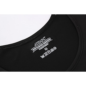 Audoc Mens 3 Pack Compression Tank Tops Cool Dry Sleeveless Compression Shirt (XXX-Large, 3 Pack Tank)