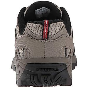 Merrell Moab 2 Low LACE Hiking Sneaker, BARK Brown, 4 Wide US Unisex Big_Kid