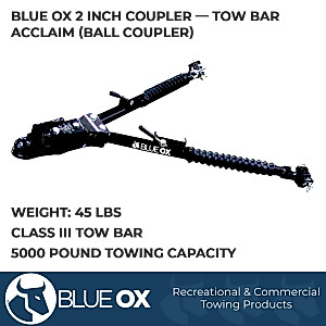 Blue Ox BX4330 Acclaim Class III Tow Bar , Black