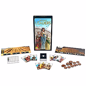 7 Wonders Leaders Board Game EXPANSION (New Edition) | Family Board Game | Civilization Board Game for Adults| Strategy Board Game for Game Night | 3-7 Players | Ages 10+ | Made by Repos Production
