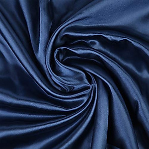 Pro Goleem Baby Soft Minky Dot Blanket with Silky Satin Backing Baby Gifts for Boys and Girls (Navy Blue, 30’’ x 40’’)