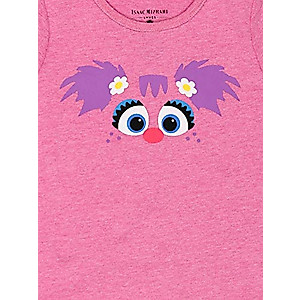 Isaac Mizrahi Loves Sesame Street Abby Cadabby Toddler Baby Short Sleeve Tee (4T, Pink)