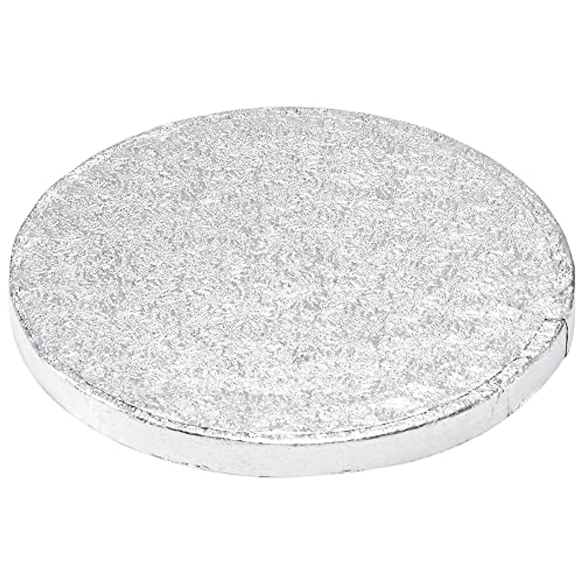 DecoPac Round Cake Drum, Pack of 5, 6", Silver