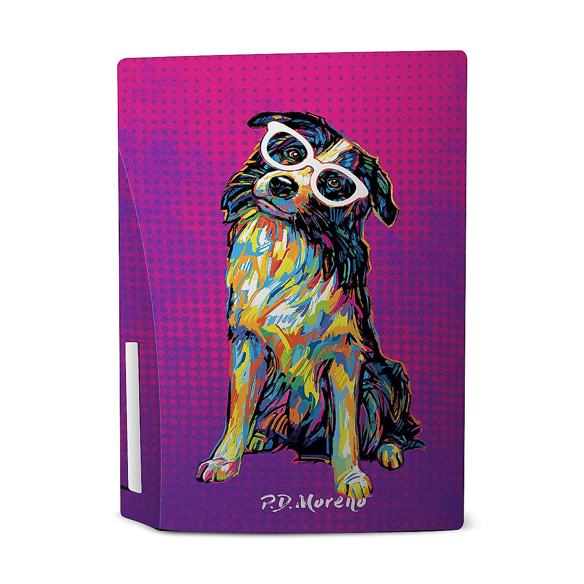 Head Case Designs Officially Licensed P.D. Moreno Border Collie Animals II Matte Vinyl Faceplate Sticker Gaming Skin Case Cover Compatible with Sony Playstation 5 PS5 Disc Edition Console