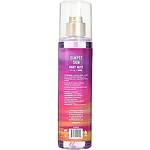 Ocean Pacific Simply Sun Body Mist for Her, 8 Fluid Ounce