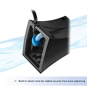 Aqueon QuietFlow Aquarium Air Pump 10, For 2-10 Gallon Tanks, Black