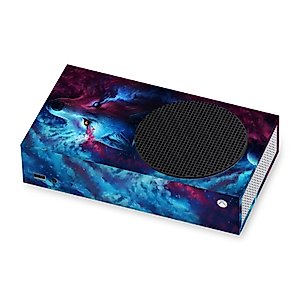 Head Case Designs Officially Licensed Jonas JoJoesArt Jödicke Wolf Galaxy Art Mix Vinyl Sticker Gaming Skin Case Cover Compatible with Xbox Series S Console