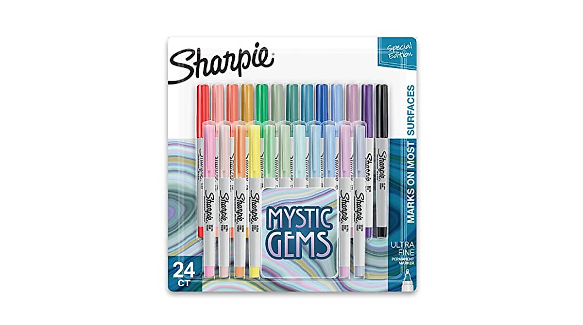 SHARPIE Permanent Markers Ultra Fine Mystic Gem Colors