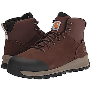 Carhartt Men's Outdoor WP 5" Alloy Toe Hiker Boot Hiking, Dark Brown, 11