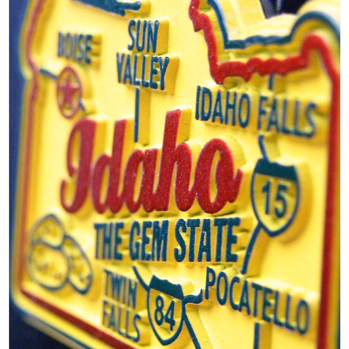 New Jersey Giant State Magnet by Classic Magnets, 2.2" x 4.8", Collectible Souvenirs Made in The USA