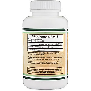 Keratin Hair Growth Vitamin (500mg per Serving, 120 Pills) Keratin Hair Treatment for Men and Women (Vital Protein for Hair, Skin, and Nails) Vitaminas para El Cabello, Vegan Safe by Double Wood