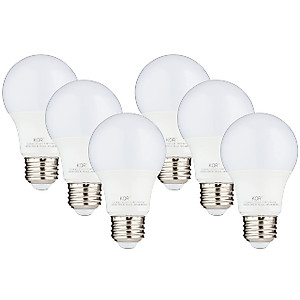 KOR (Pack of 6) 9W LED A19 Light Bulb – (60W Equivalent), UL Listed, 3000K (Soft White), 750 Lumens, Non-Dimmable, LED 9 Watt Standard Replacement Bulbs, with E26 Base, 15000 Hours, Long Life