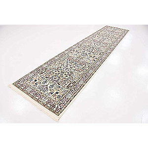 Unique Loom Narenj Collection Area Rug - Bristol (3' x 13' 1" Runner, Ivory/ Beige)