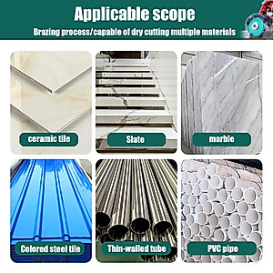 Indestructible Disc for Grinder Composite Multifunctional Cutting Saw Blade Ultra-Thin Diamond Circular Saw Blade for Angle Grinder(3 PCS)