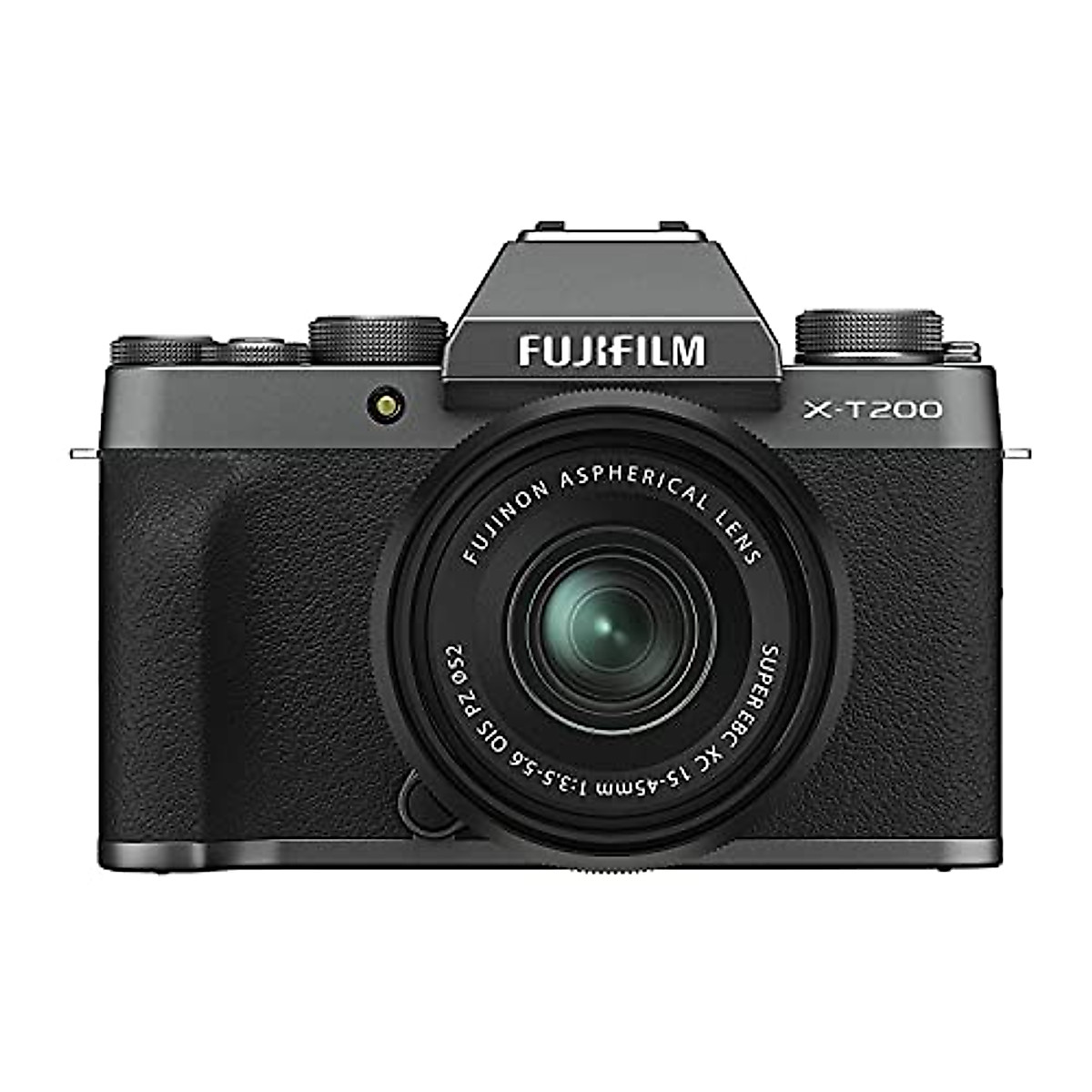 Fujifilm X-T200 Mirrorless Digital Camera w/XC15-45mm Kit - Dark Silver
