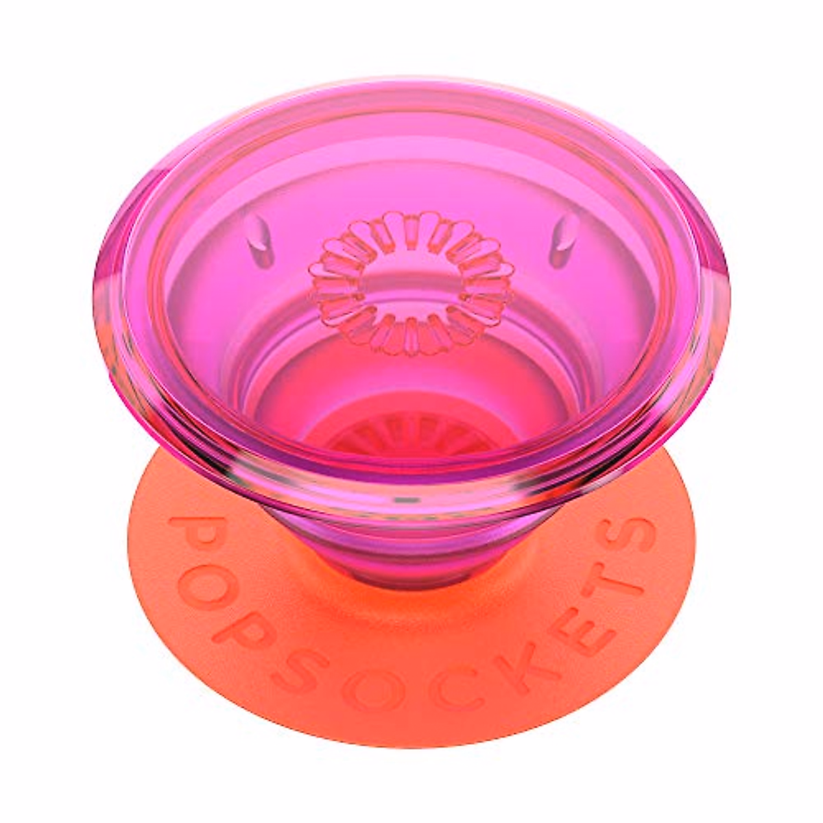 PopSockets PopTop (Top only. Base Sold Separately) Swappable Top for PopSockets Phone Grip Base - Neon Glow Electric Sunrise