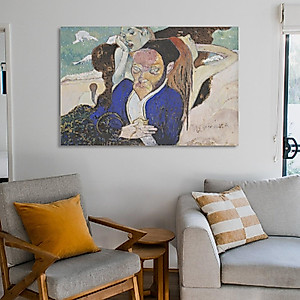 shefei Paul Gauguin Nirvana Portrait of Meyer De Haan Poster Decorative Painting Canvas Wall Art Living Room Posters Bedroom Painting 16x24inch(40x60cm)