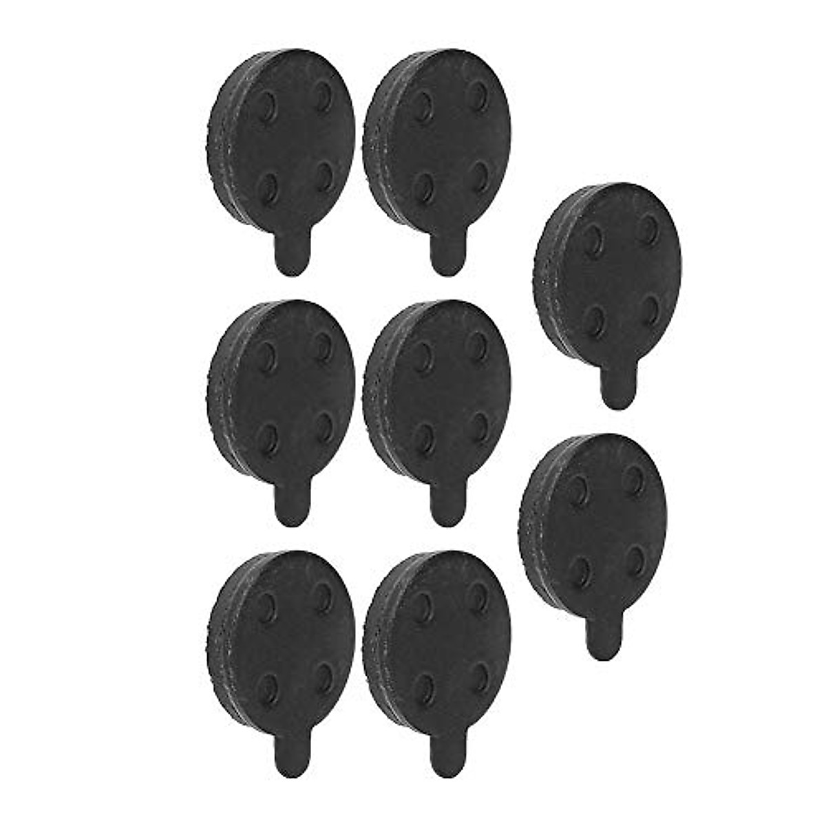 Brake Pads, Semi Metal Bike Brake Pads 4 Pairs Brake Disc Rotor Pad for 10inch Electric Scooter