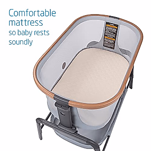 Maxi-Cosi Iora Bedside Bassinet, 4 Height Positions to Choose from?, Essential Grey