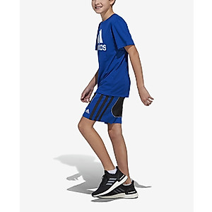 adidas Boys' AEROREADY Basketball Creator Shorts, Black, Large (14/16)