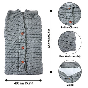 Newborn Baby Swaddle Blanket Fleece Stroller Wrap Nap Blanket Plus Velvet,Baby Kids Toddler Thick Knit Soft Warm Blanket Swaddle Sleeping Bag Sleep Sack Stroller