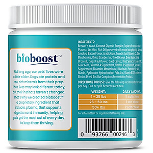 Solid Gold Dog Multivitamin - PetVites Dog Vitamins Chewable Supplement - Vitamin C, A, B12, & E Plus Probiotics & Antioxidants to Promote Immune Health & Digestive Wellness (120 Count)