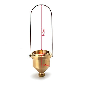 Zahn Cup Viscometer Flow Cup Paint Viscosity Cup Measurement Tool 100ml Cup Volume #4 for Test The Viscosity of Paint, Ink, Varnishes, Syrup and Oil