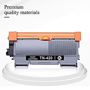 2 Pack TN420 Black Toner Cartridge Replacement for Brother TN-420 DCP-7060D 7065DN Intellifax 2840 MFC-7240 7360N 7860DW HL-2130 2132 2220 Printer Toner.