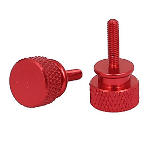 uxcell Computer PC Case M3x12mm Aluminum Alloy Knurled Thumb Screws Wine Red 10pcs