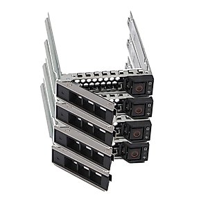 Hard Drive Caddy 2.5" Hard Drive Bracket 0DXD9H DXD9H SSD Mount Metal HDD Holder Compatible for Dell PowerEdge 14th Generation R440 R640 R740 R740xd R840 R940 R6415 R7415 R7425, 2 Pack
